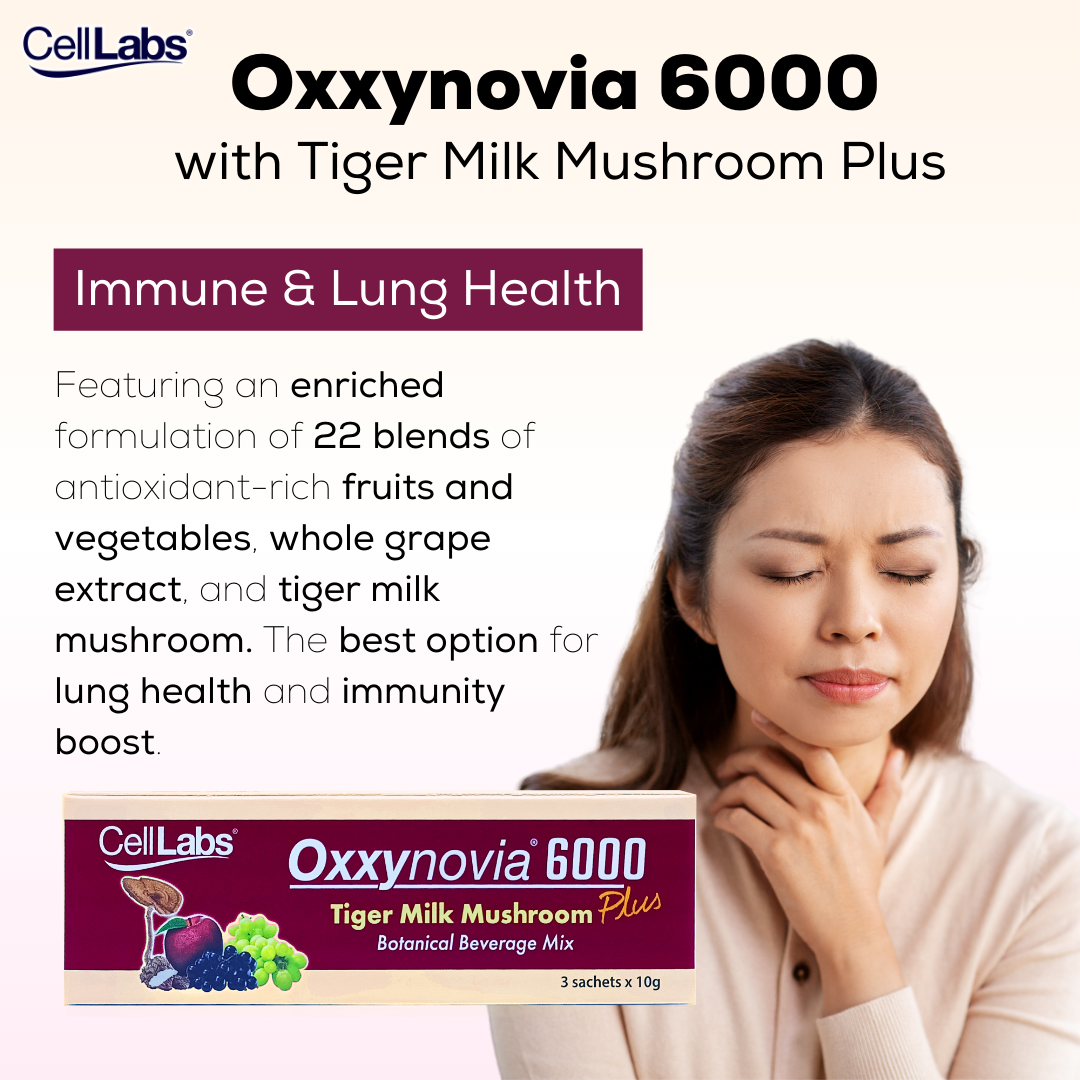 CellLabs Oxxynovia 6000 with Tiger Milk Mushroom Plus