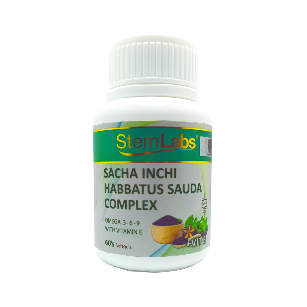 StemLabs® Sacha Inchi Habbatus Sauda Complex – Complete Omega 3,6,9