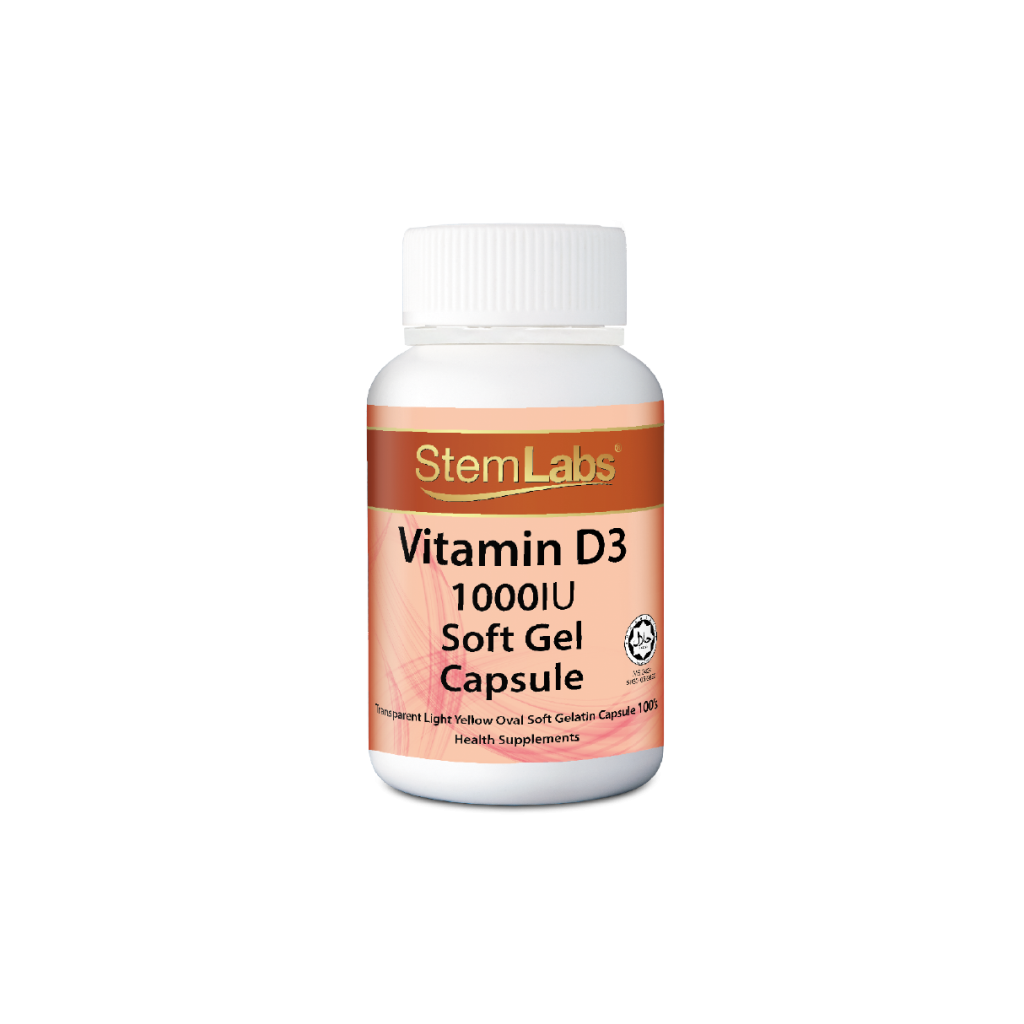 StemLabs® Vitamin D3 1,000 IU – Bone Supplement